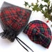 Vintage Style 50's Plaid Tartan Fascinator With Bow Detail - Etsy UK