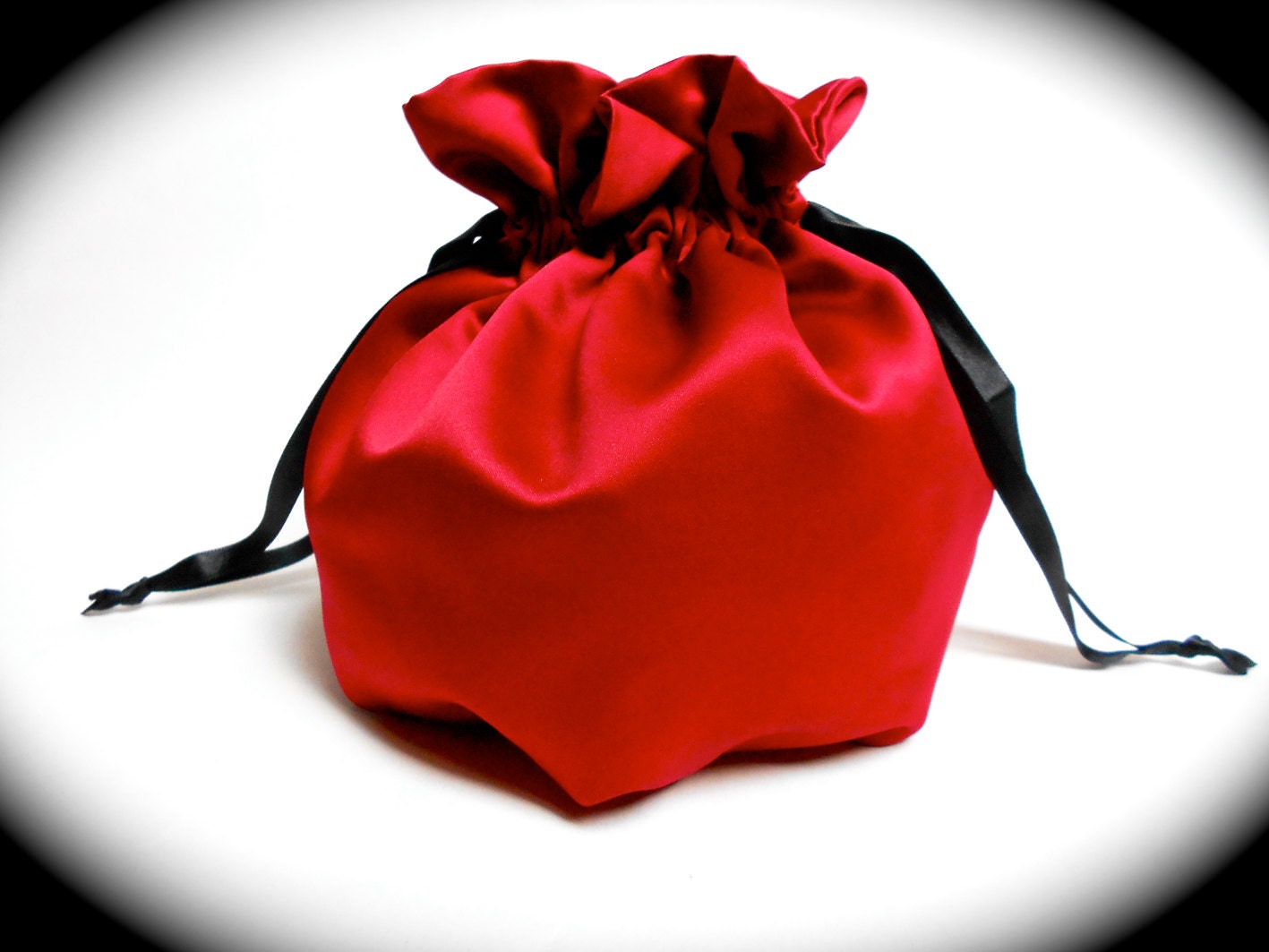 Satin Wedding Handbag Pouch Bridal Pompadour Drawstring Bag - Etsy UK