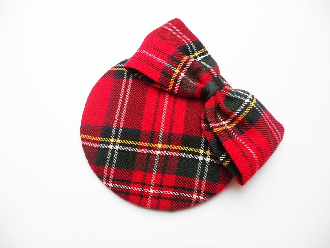 Tartan Plaid Vintage Inspired Pin up 50s 60s Fascinator With - Etsy UK
