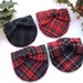 Vintage Style 50's Plaid Tartan Fascinator With Bow Detail - Etsy UK