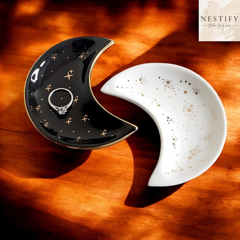 Ceramic Moon Dish - Etsy UK