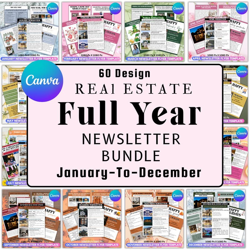 Newsletter Template - Etsy