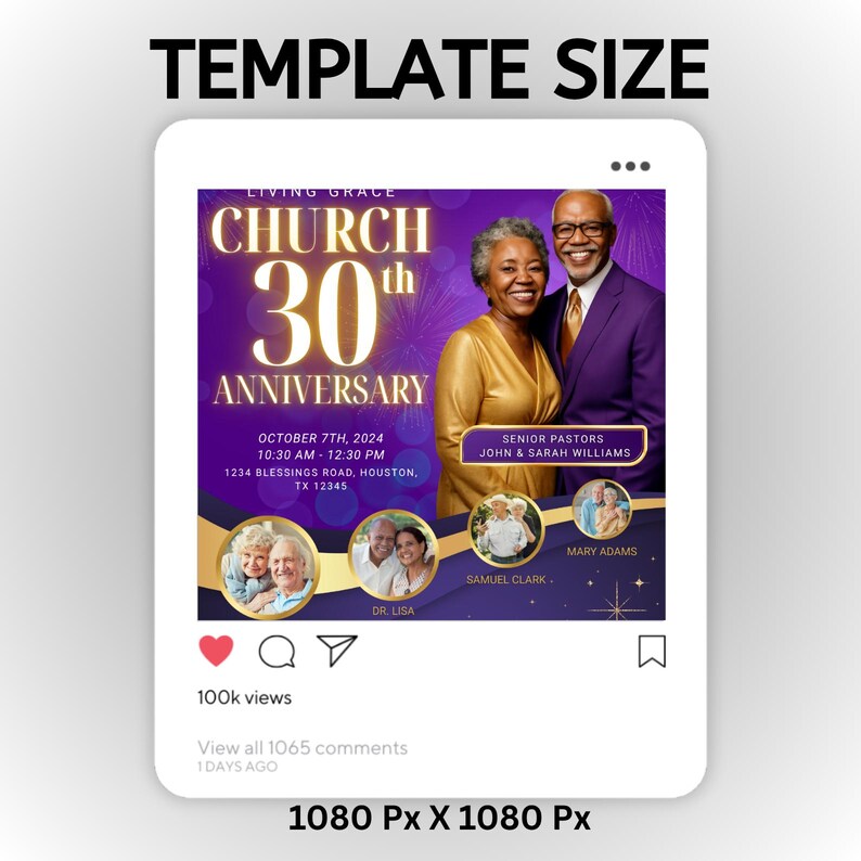Church Worship Church Flyer Canva, Church Service Flyer, Social Media ...