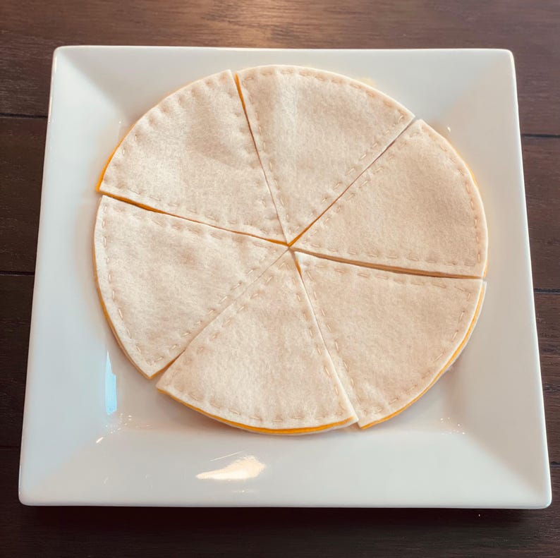Cheese Handmade Felt Quesadilla - Pretend Play - Felt Food - Etsy