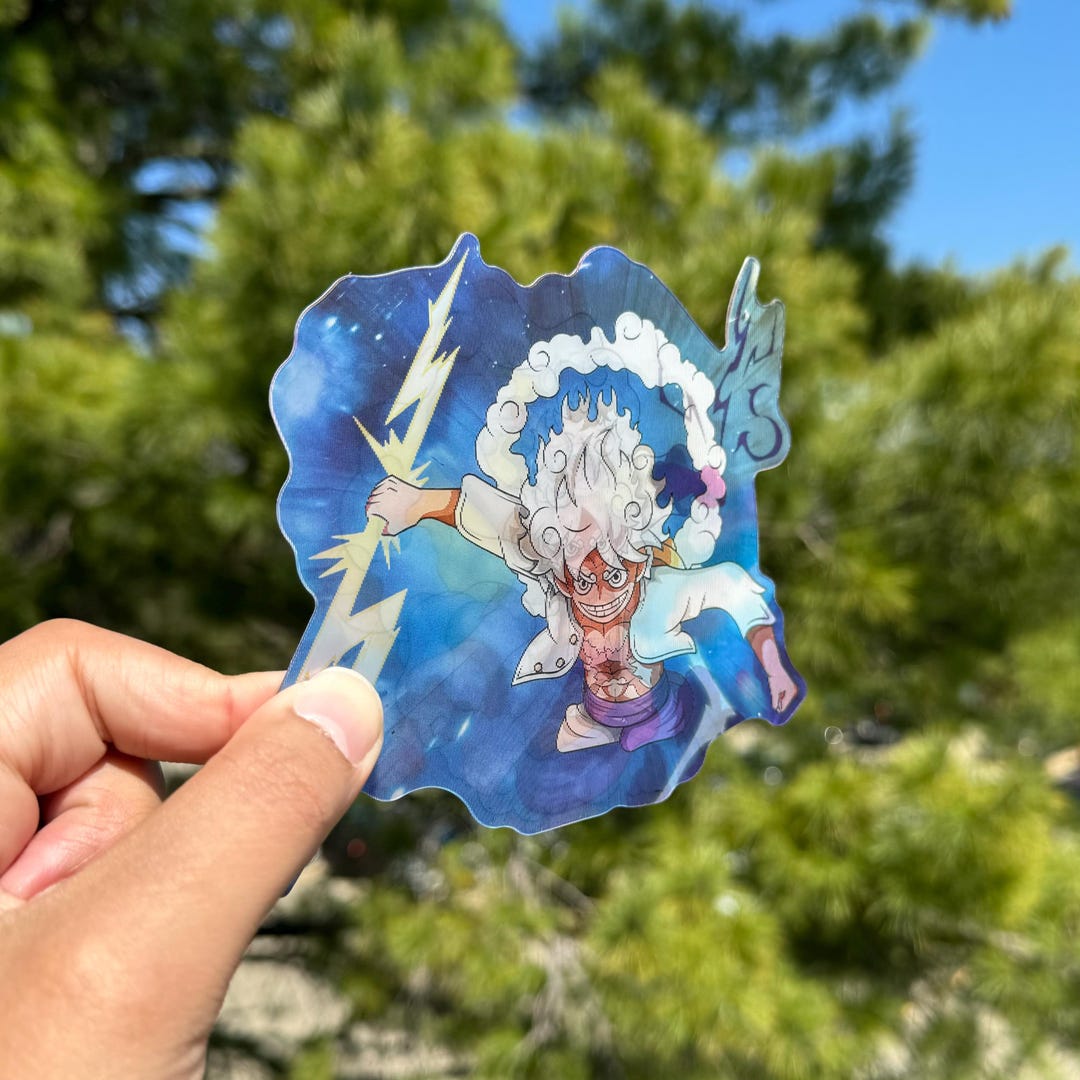 Anime Motion Sticker - Waterproof/uv Resistant Anime Decal - Etsy