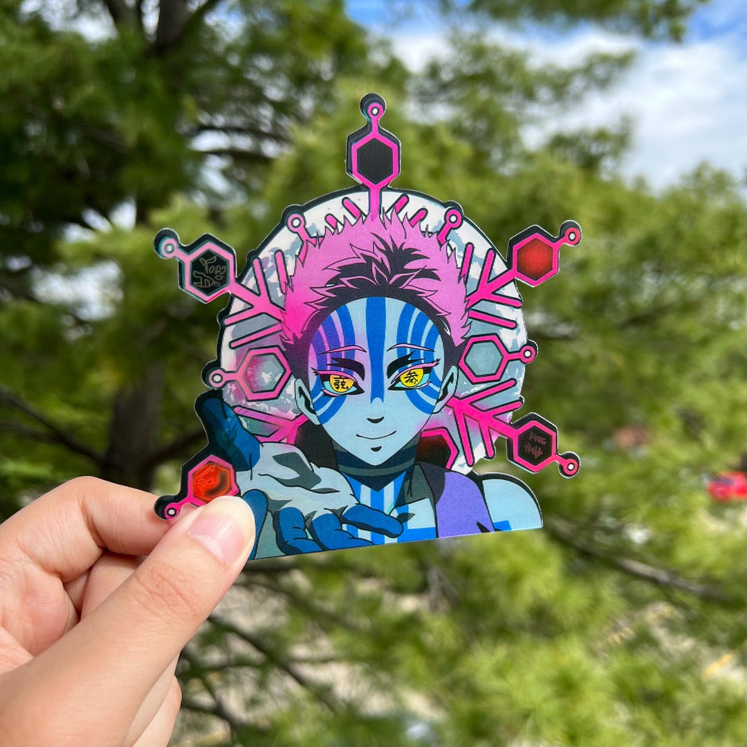 Anime Sticker (motion) - Waterproof/uv Resistant Anime Decal - Etsy