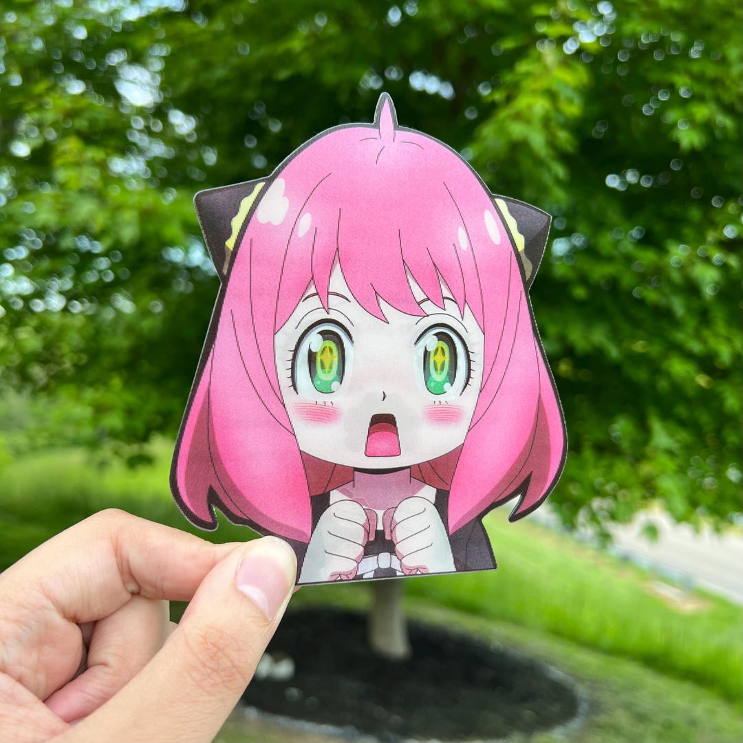 Anime Motion Sticker - Waterproof/uv Resistant Anime Decal - Etsy