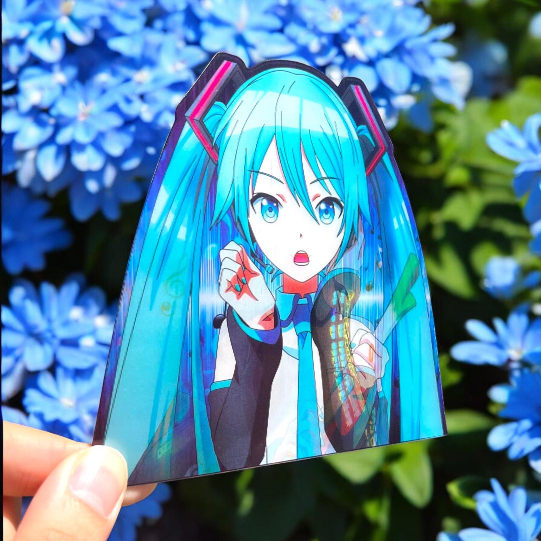 Anime Motion Sticker - Waterproof/uv Resistant Anime Decal - Etsy