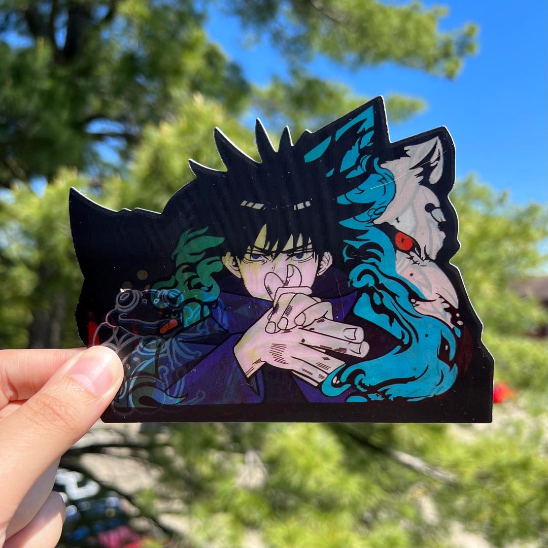 Anime Motion Sticker - Waterproof/uv Resistant Anime Decal - Etsy