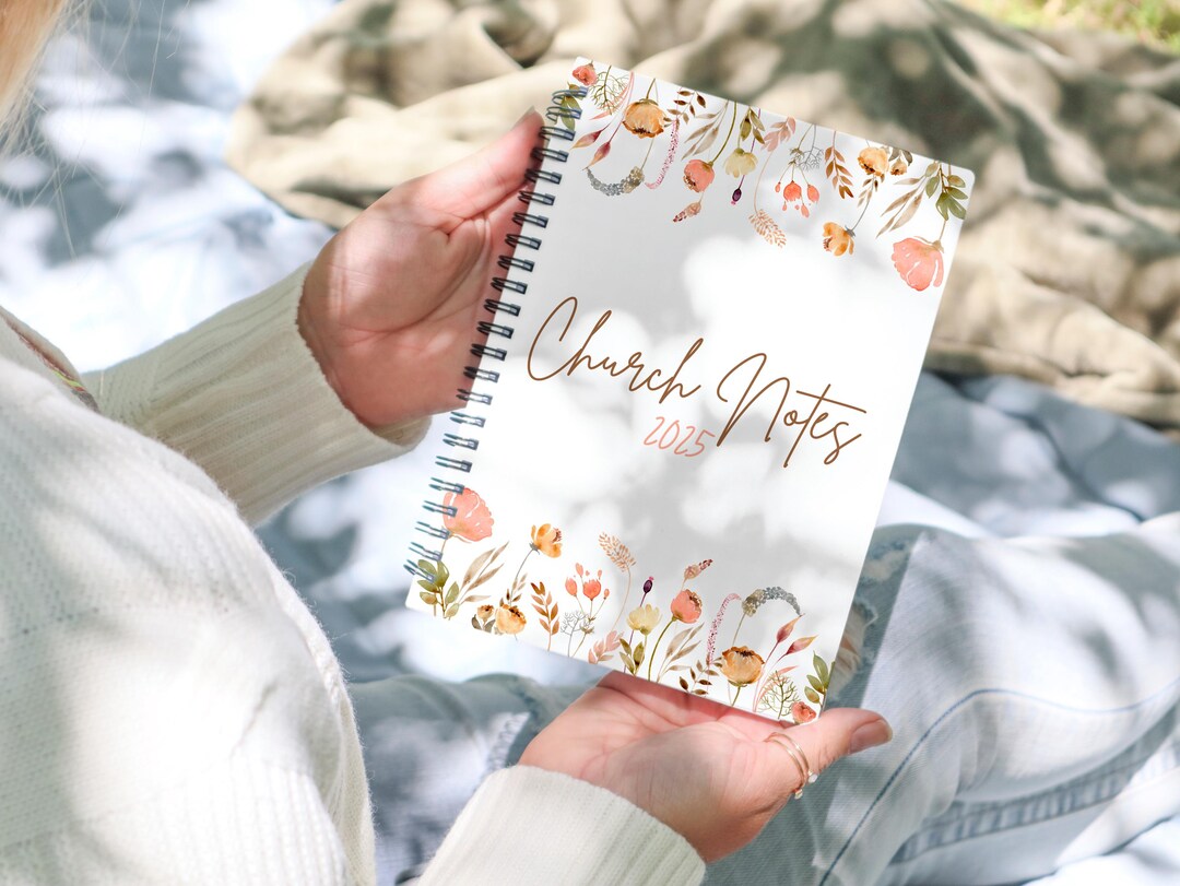 Church Notes Spiral Notebook, Sunday School Teacher Gift, Gift for ...
