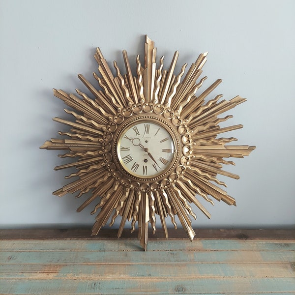 Starburst Clock - Etsy
