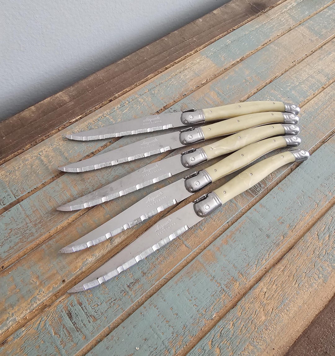 Laguiole Knives Set of 5 | ABS Handle | Authentic Laguiole Cutlery ...