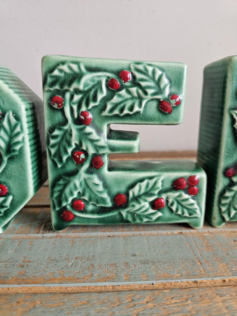 Vintage Lipper Mann Set of NOEL Candle Holders - 1950s - Etsy