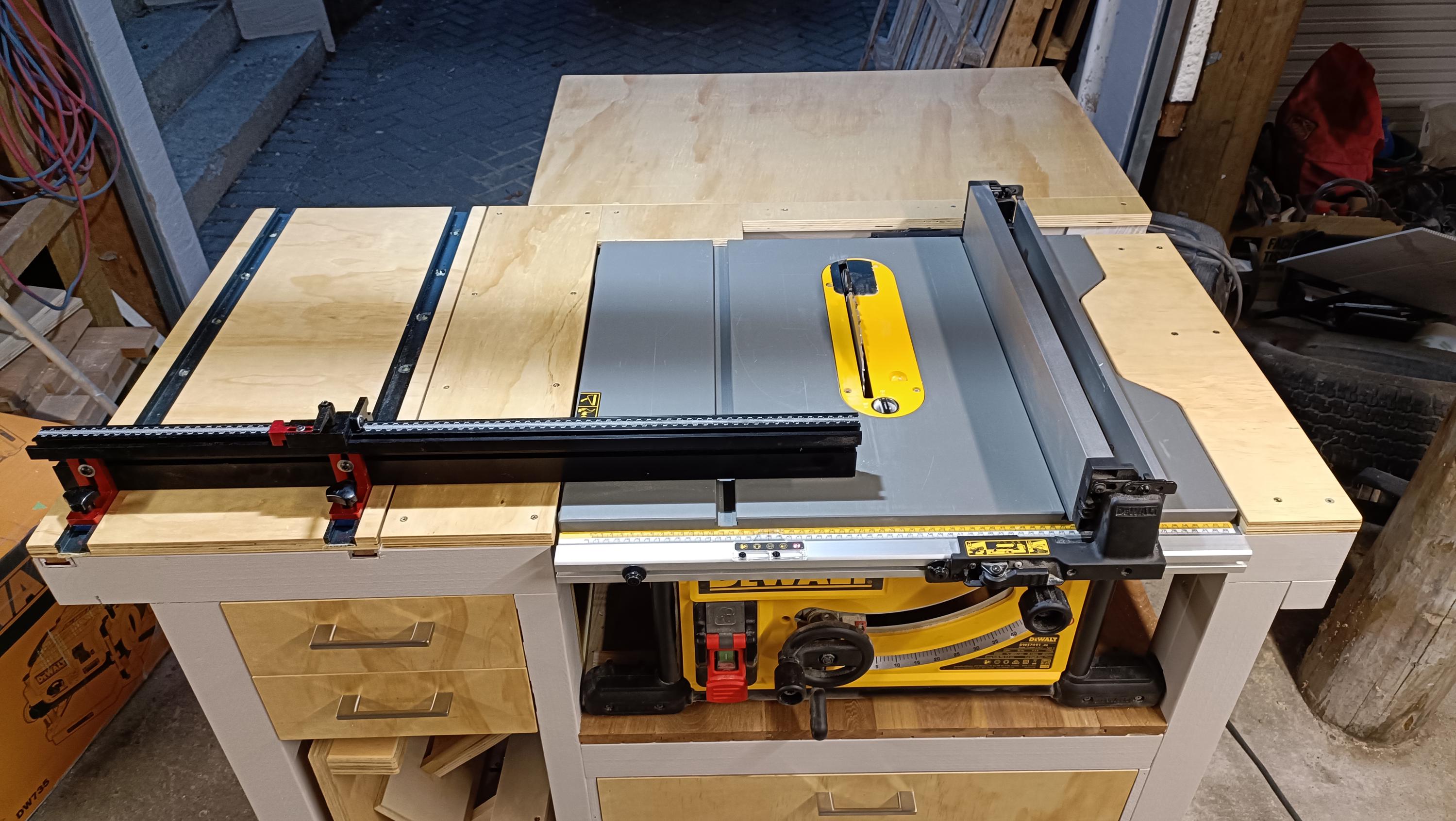 Dewalt Table-saw Workbench With Sliding Carriage Plans - Etsy