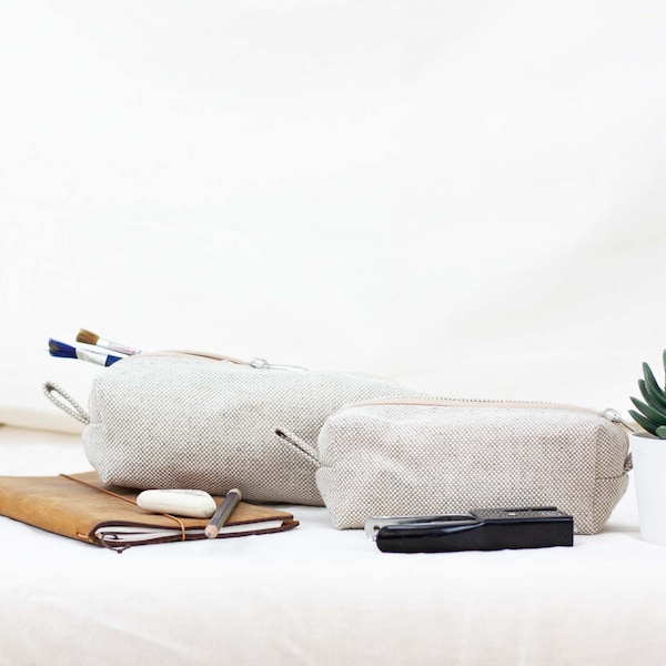 White Pencil Case - Etsy
