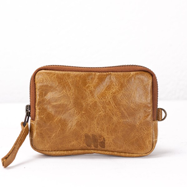 Leather Zipper Case - Etsy