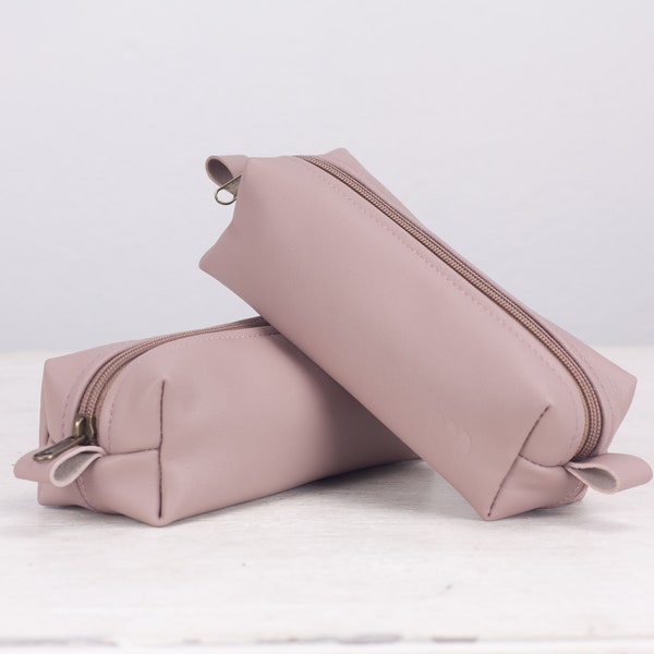 Leather Pencil Pouch - Etsy