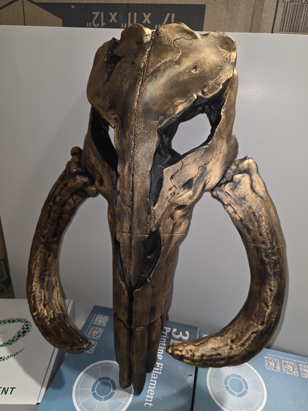 Mythosaur Skull Display Metallic Finish "free Mini Skull and Mudhorn ...