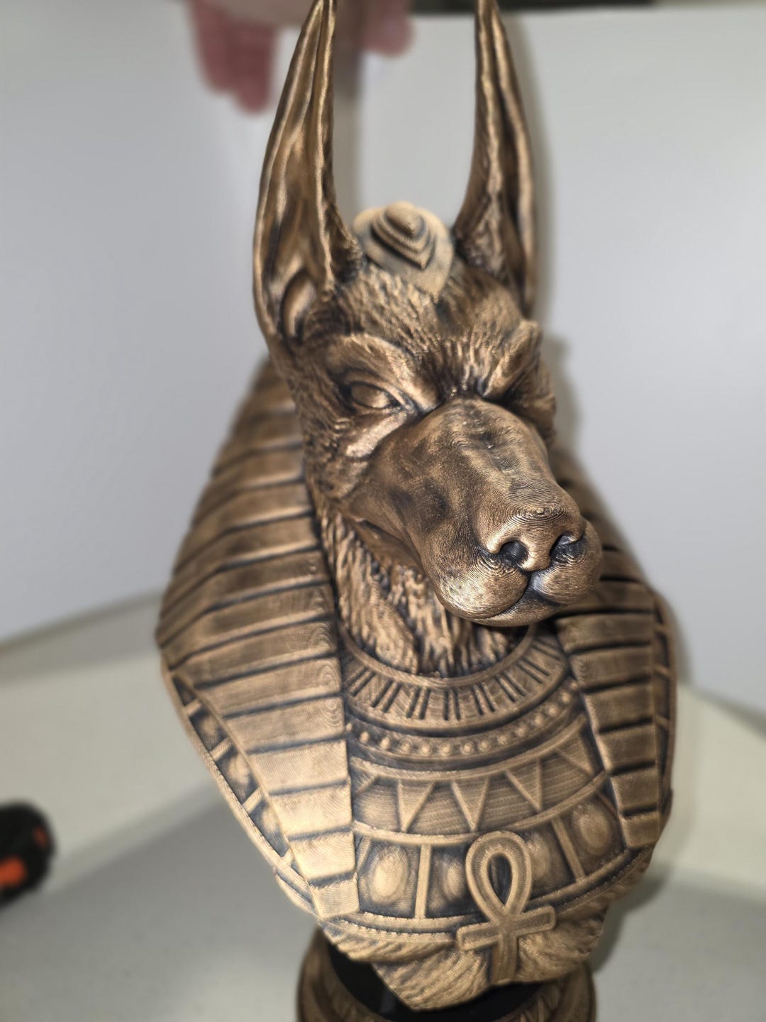 Large Anubis Egyptian God Bust/statue - Etsy