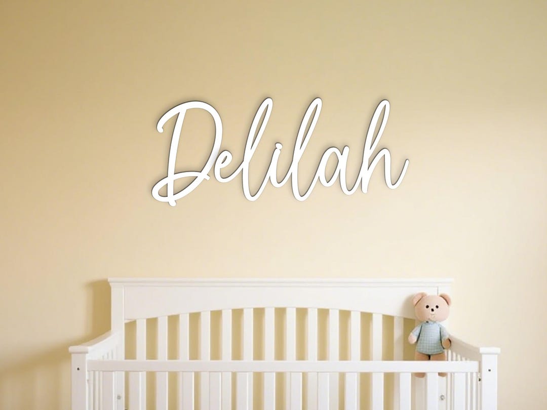Custom Nursery Sign, Custom Name Sign for Nursery, Wall Decor Wood ...