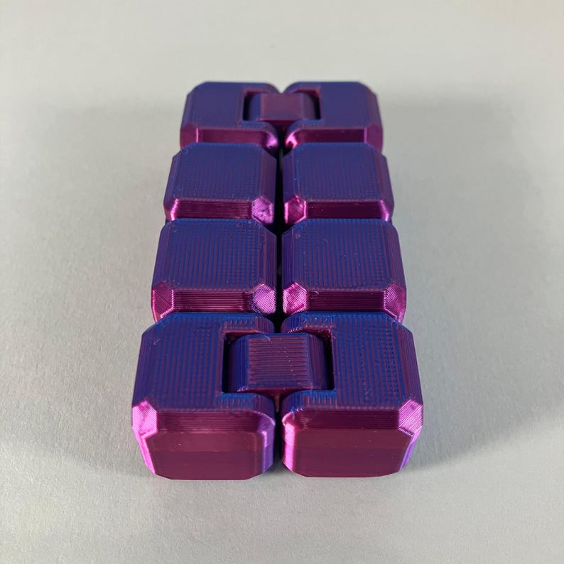 3D Printed Infinity Cube Fidget Toy - Unique Stress Relief Desk Toy ...