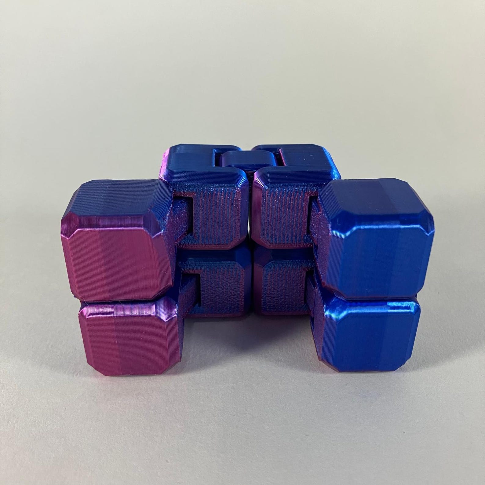 3D Printed Infinity Cube Fidget Toy - Unique Stress Relief Desk Toy ...