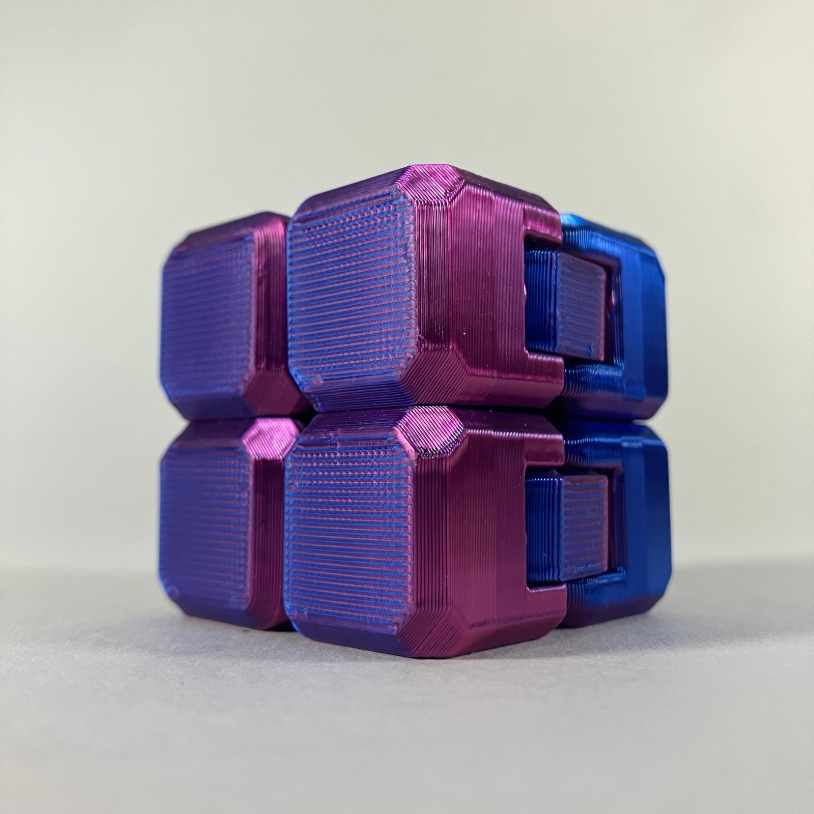 3D Printed Infinity Cube Fidget Toy - Unique Stress Relief Desk Toy ...