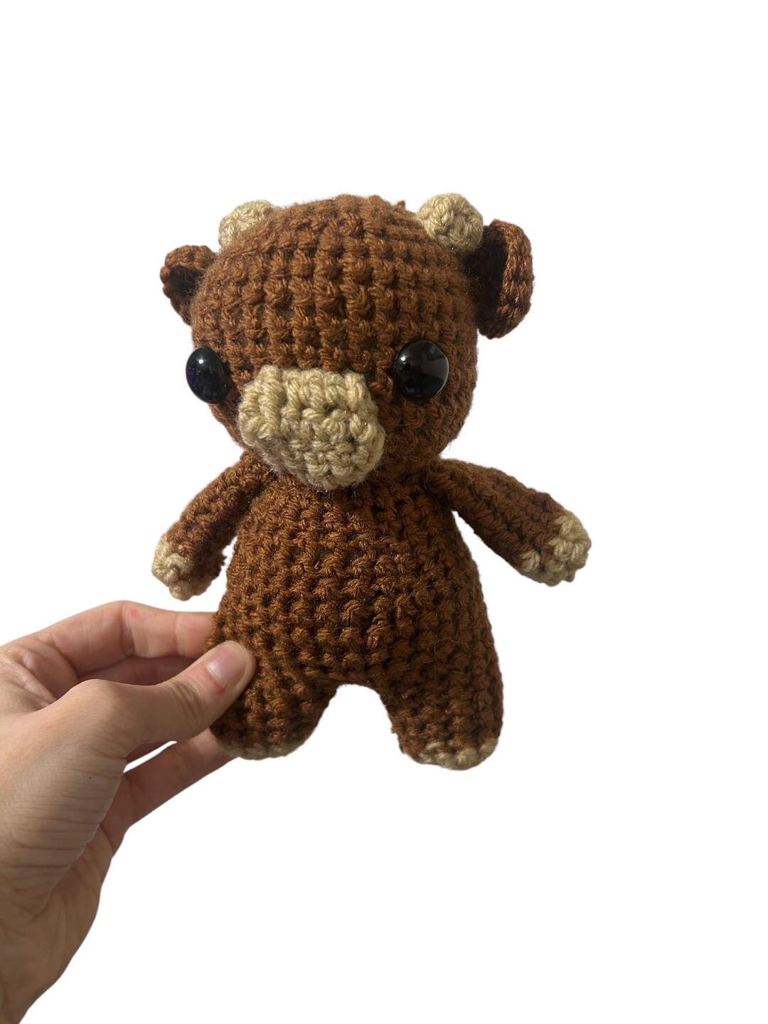 Cute Small Crochet Cow, Crochet Cows, Cute Cows, Amigurumi Cows, Brown ...