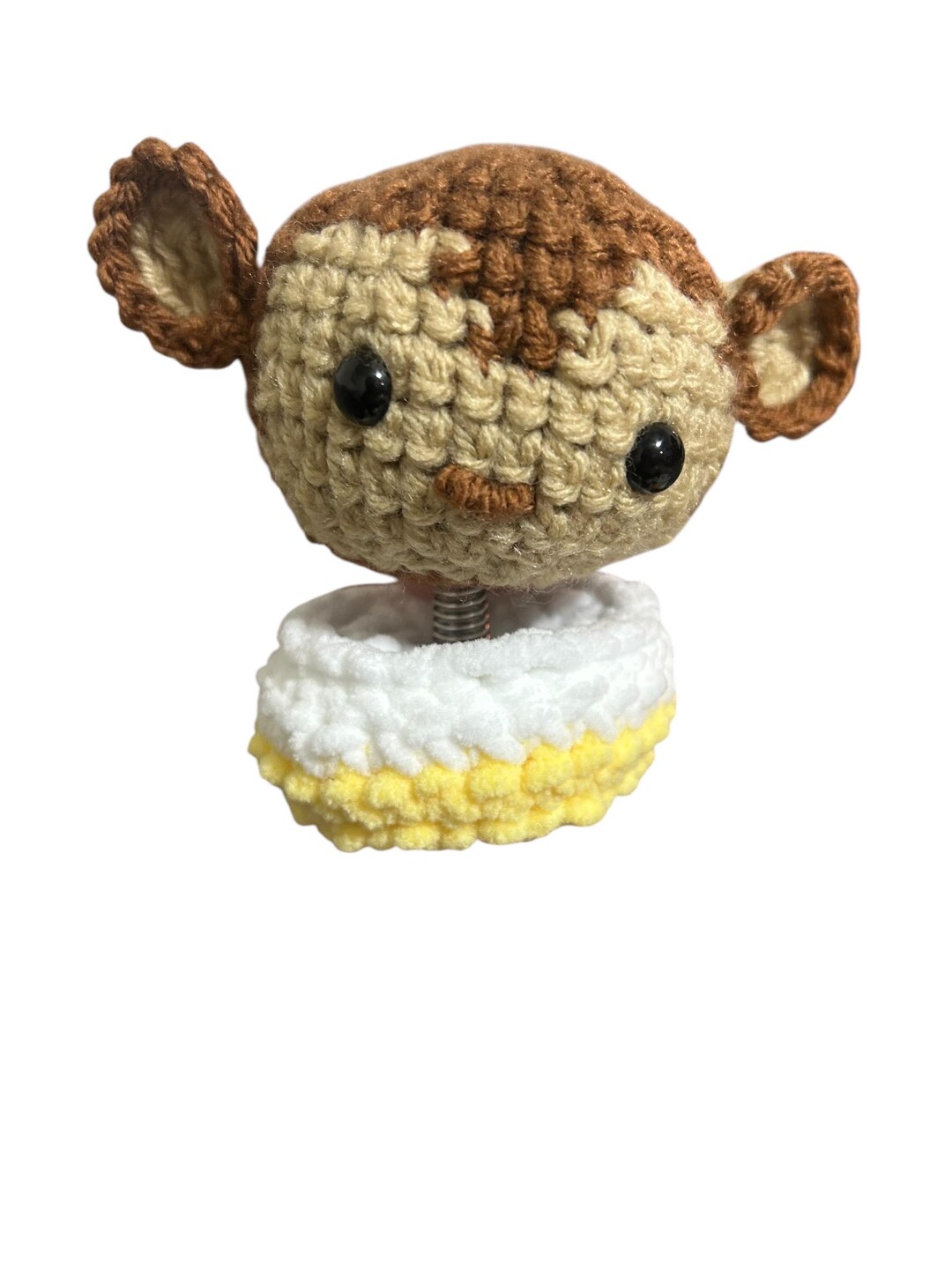 Crochet Amigurumi Monkey, Crochet Monkey, Bobblehead Monkey, Monkey ...