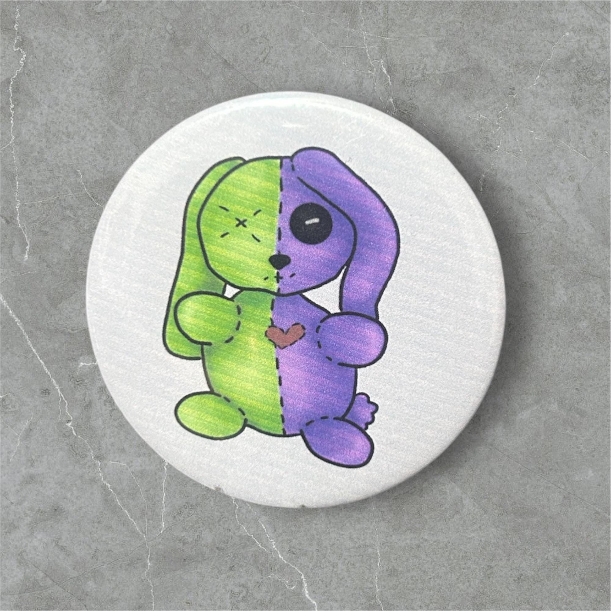Button Pins, Kawaii Pins, Alt Button Pins, Soft Goth Button Pins ...