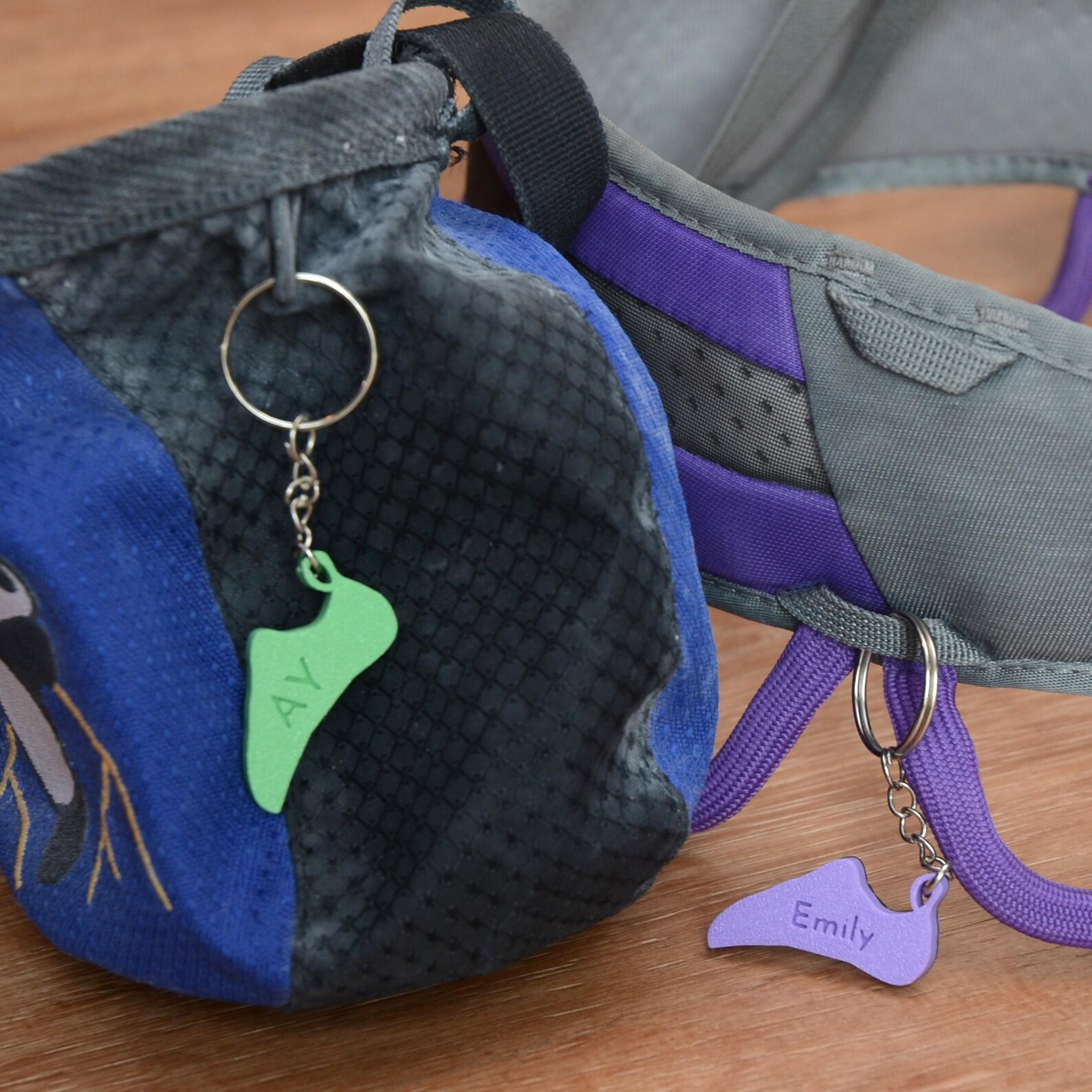 Rock Climbing Keychain (multipack Options Available) - Personalized ...