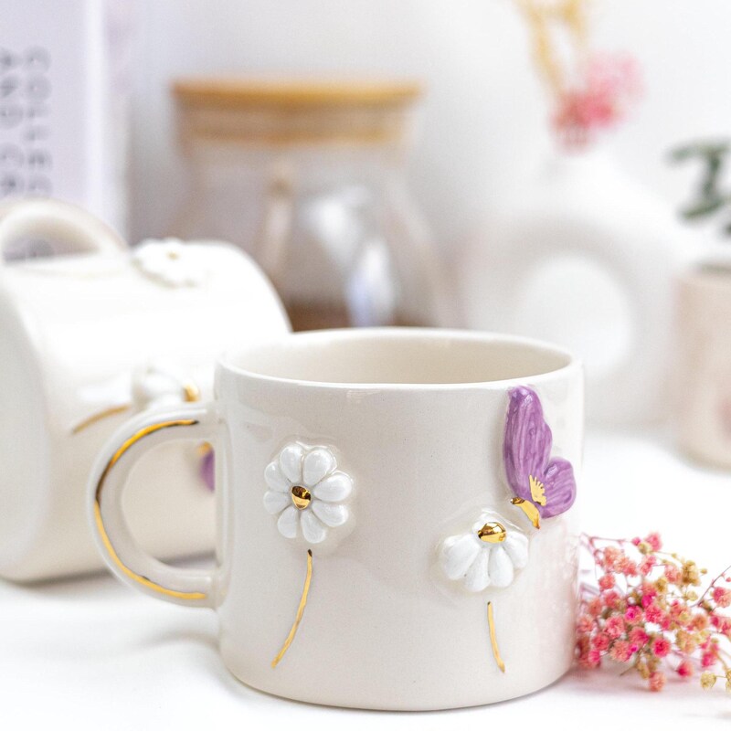 Butterfly Coffee Mug - Etsy