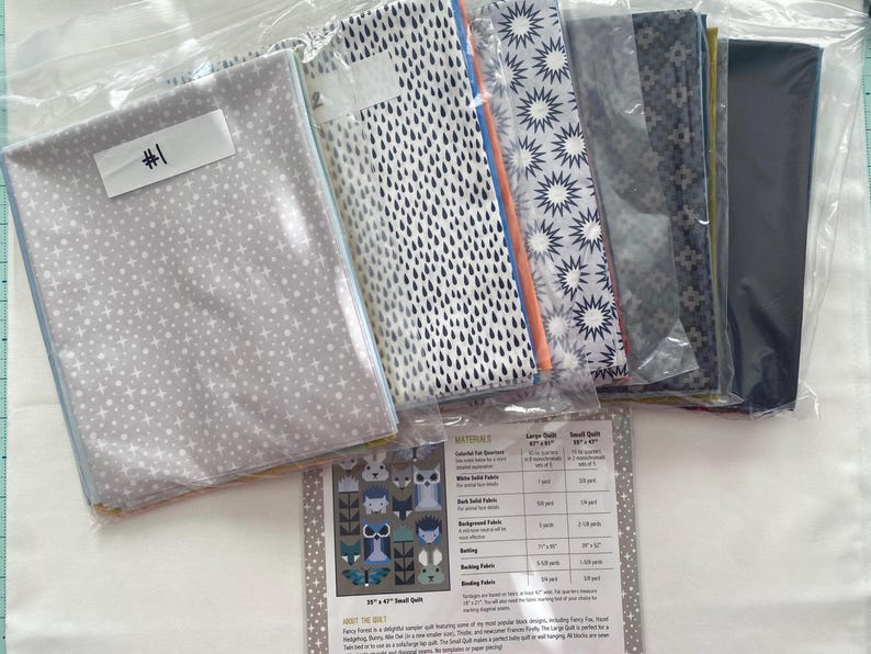 Fancy Forest Quilt Kit, Pattern by Elizabeth Hartman, OOPHTF, FREE ...