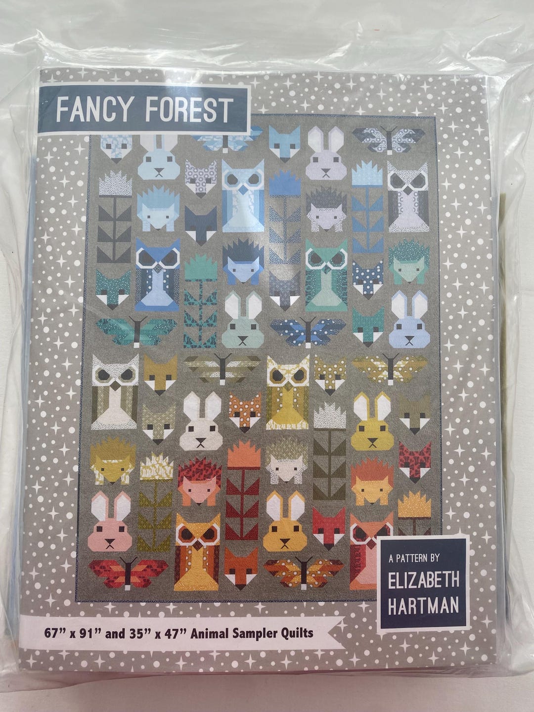 Fancy Forest Quilt Kit, Pattern by Elizabeth Hartman, OOPHTF, FREE ...