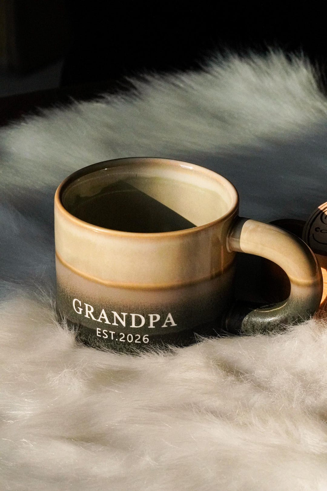Personalized Grandpa Ceramic Mug PAPA Gift, Father's Day Gift From ...