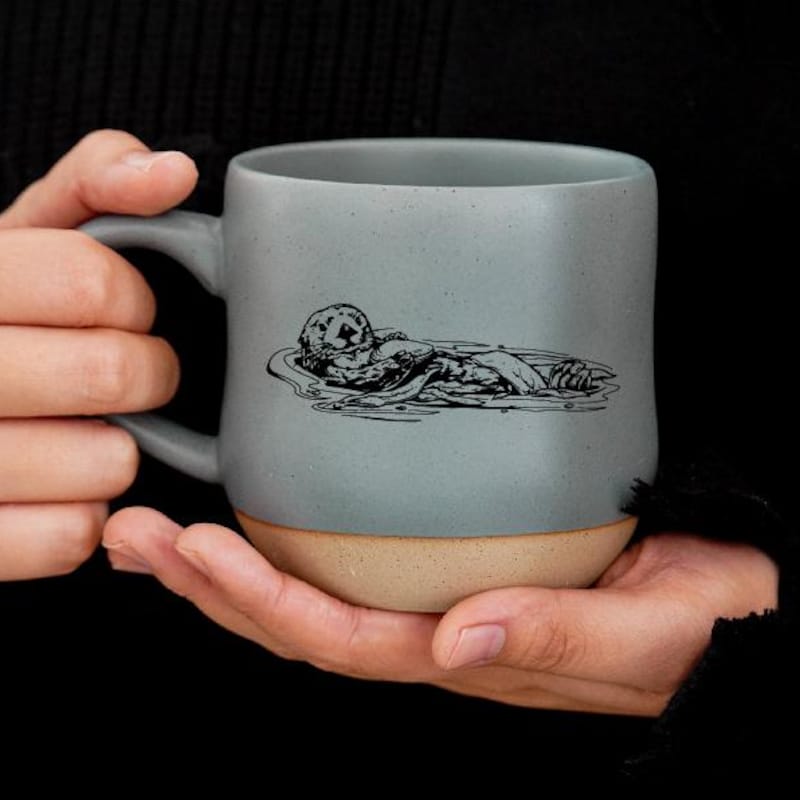 Sea Otter Mug - Etsy UK