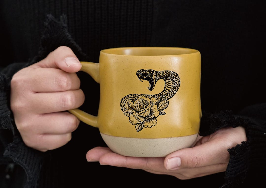 Personalised Snake Coffee Mug,custom Witchy Mug,office Mug,vintage ...