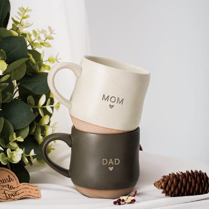 Mum and Dad Mugs Engraved - Etsy