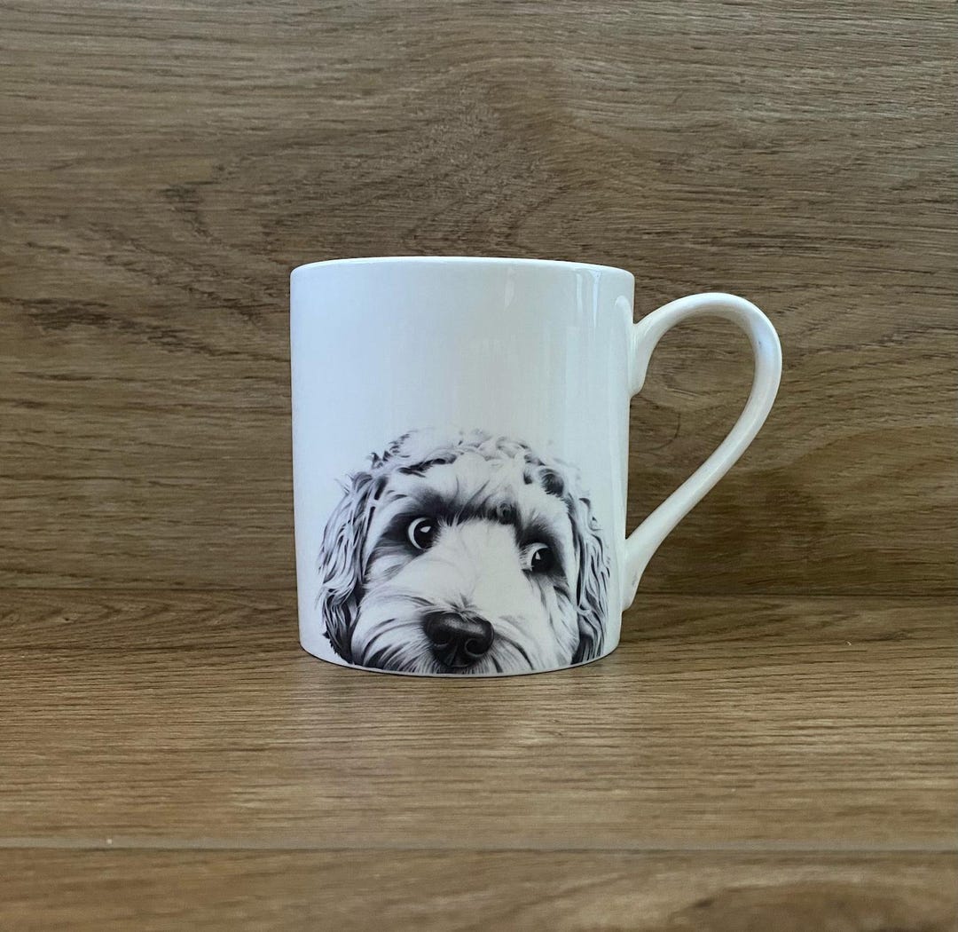 Dino the Cockapoo Fine Bone China Mug - Etsy UK