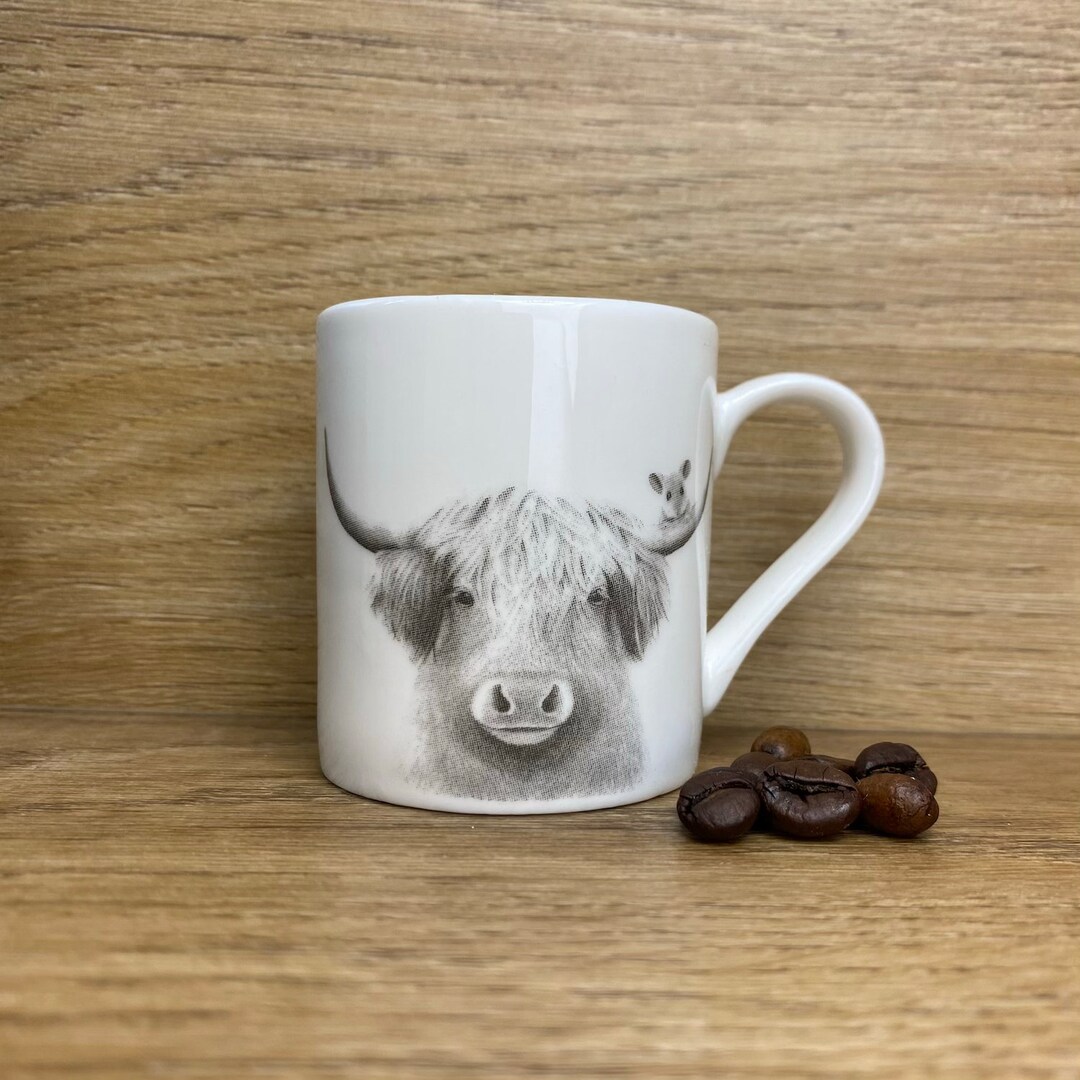 Moo and Mouse Espresso Cup - Etsy