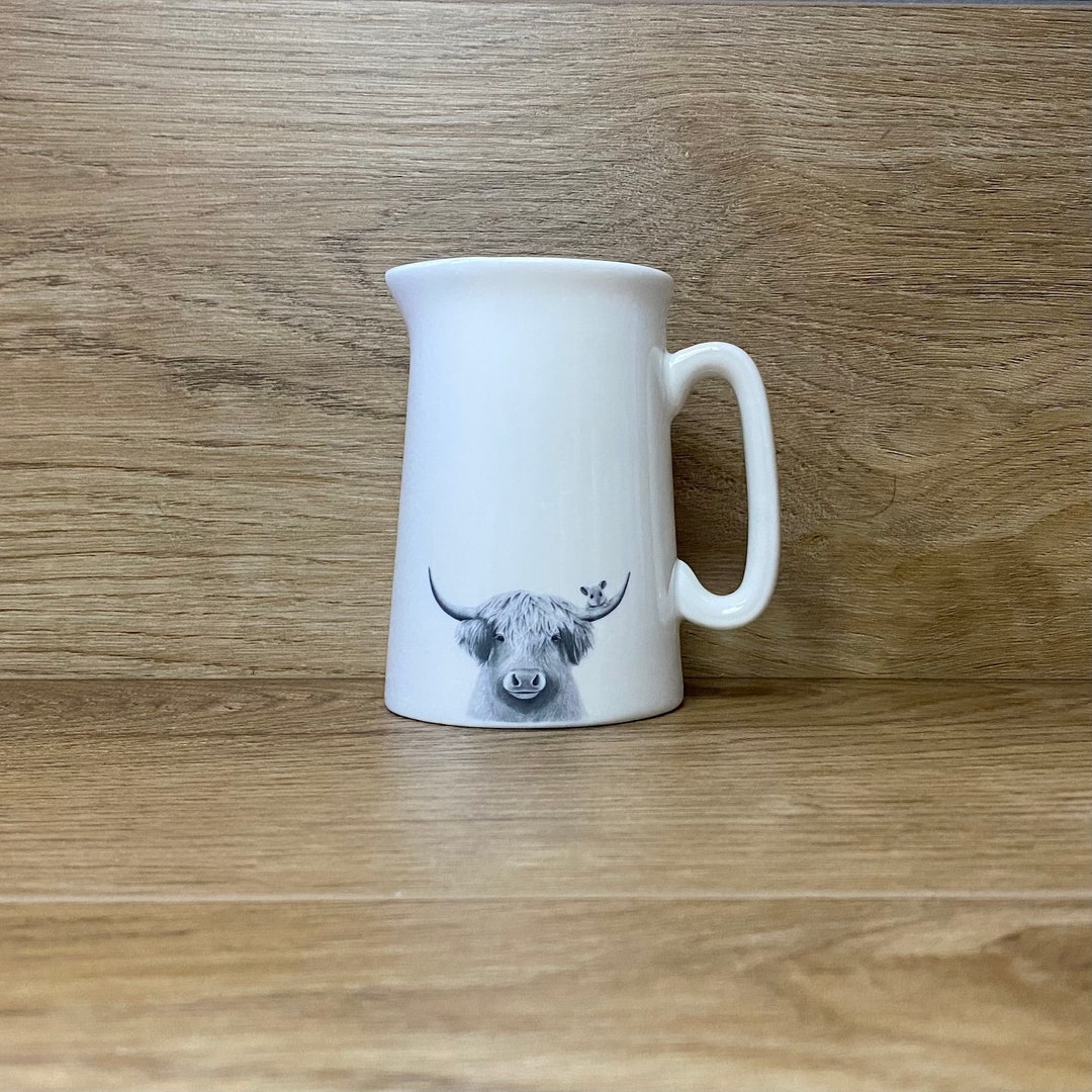 Moo and Mouse Fine Bone China 1/2 Pint Jug - Etsy