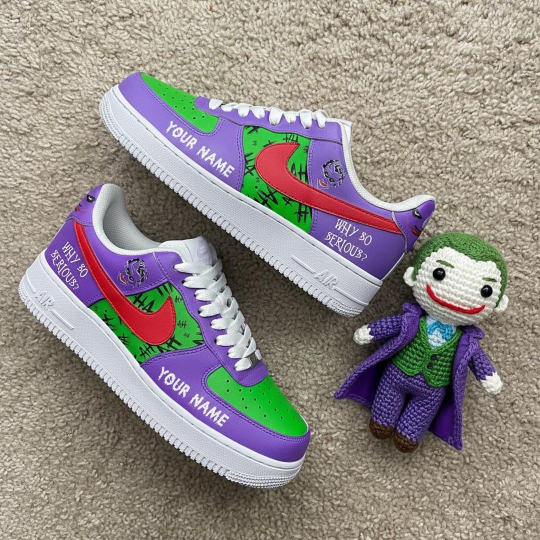 Personalized Super Villain Air Force One Shoes, Custom Adult/toddles ...