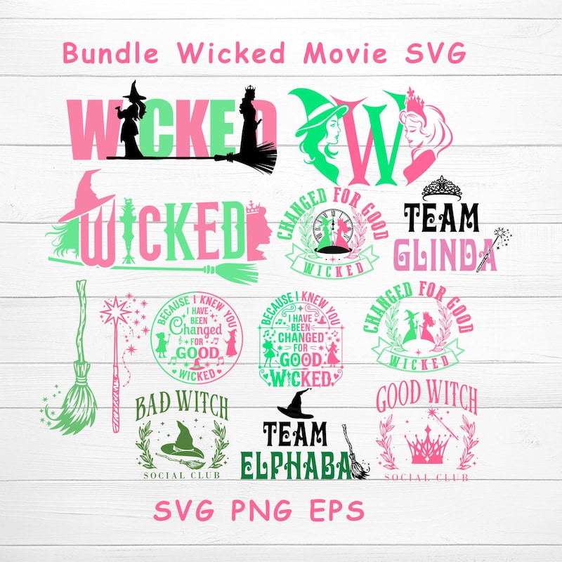 Wicked Logo Svg - Etsy UK