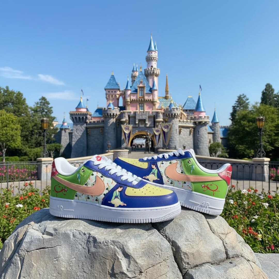 Personalized Disney Princess Mulan Air Force One Shoes, Trending Custom ...