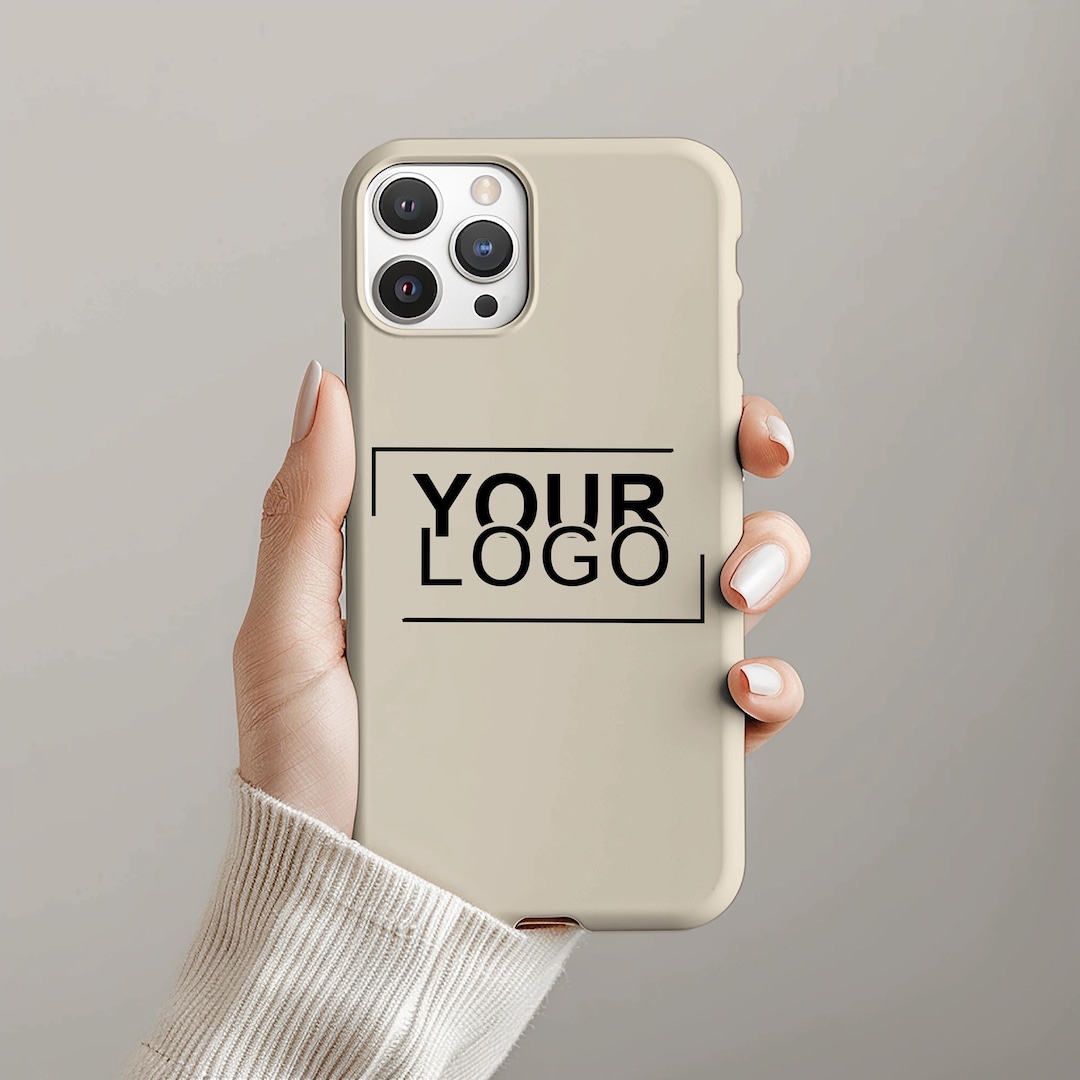 Custom Logo iPhone Case 17 16 15 14 13 12 11 X XR, Personalized ...