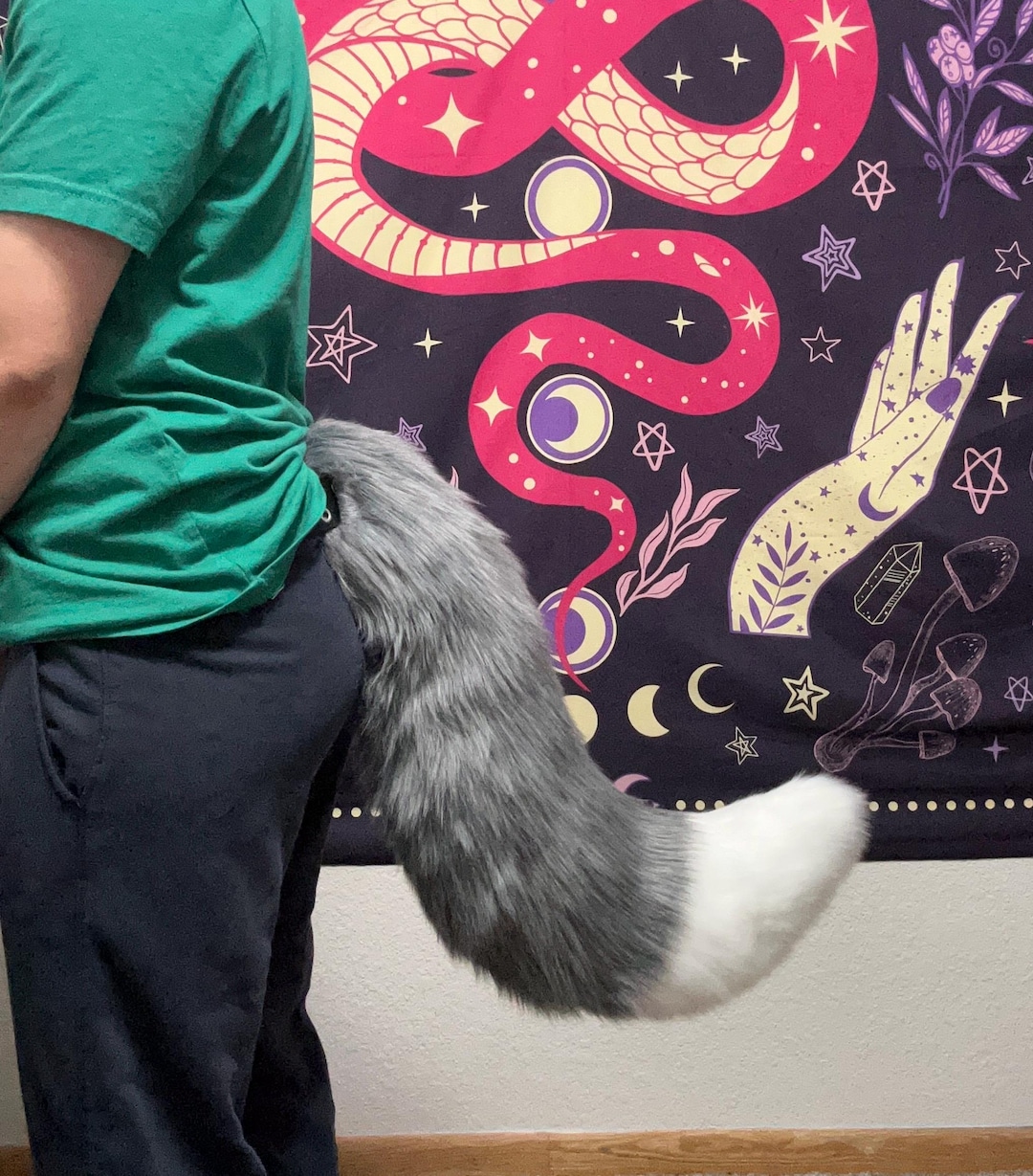 Wagging Fursuit Tails (natural Colors) - Etsy