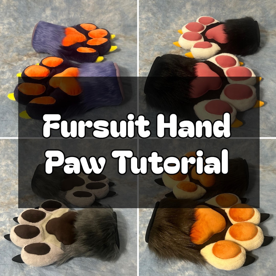 Fursuit Hand Paw Tutorial - Etsy