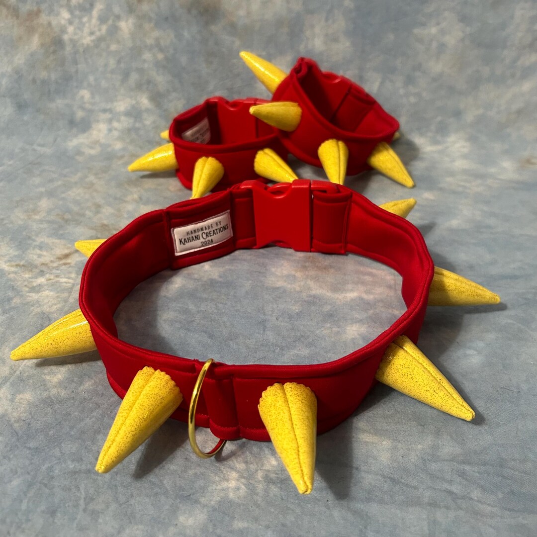 8 Spiked Fursuit Collar/cuff Set - Etsy
