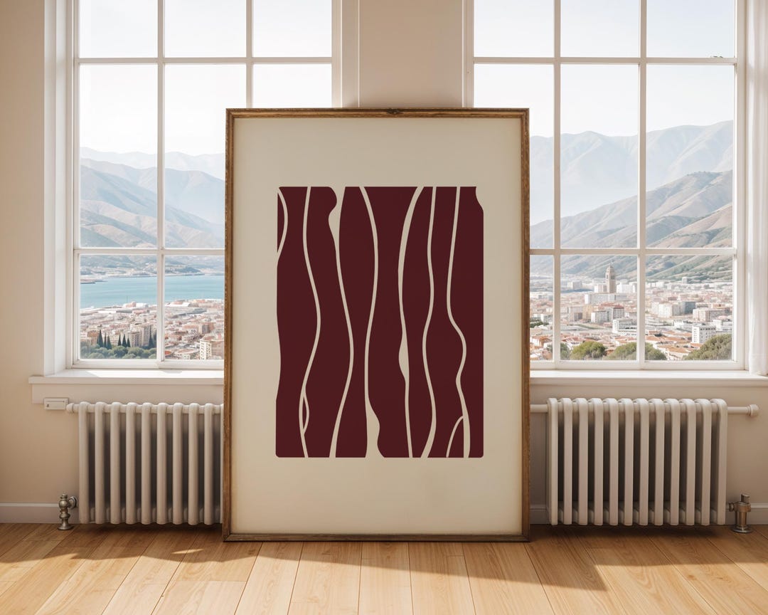 Modern Minimalist Wood Texture, Timber-inspired Pattern, Mid Century ...