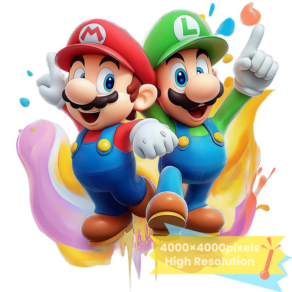 Super Mario PNG SVG, Cartoon Images (digital Download) - Etsy